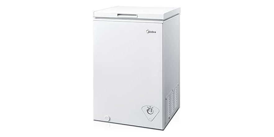 Midea Chest Freezer, 5.0 Cubic Feet, White