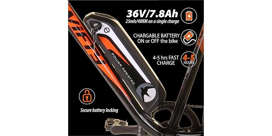 SWIFTY AT650 E-Bike 250w Adults