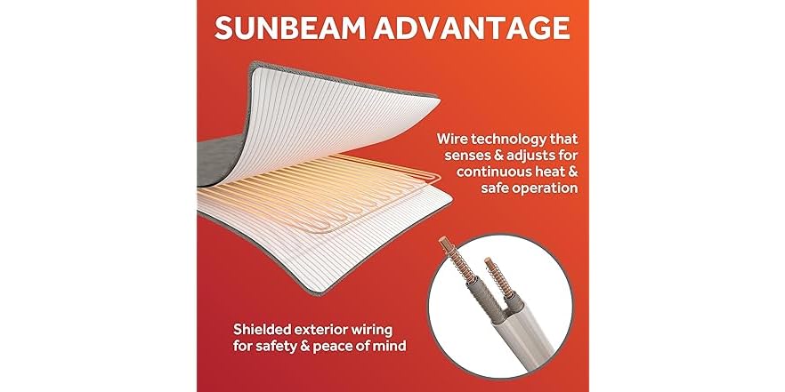 Sunbeam Royal Ultra Fleece Heated Blanket