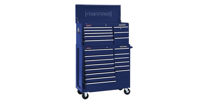 40-Inch Chest and Rolling Cart, Blue