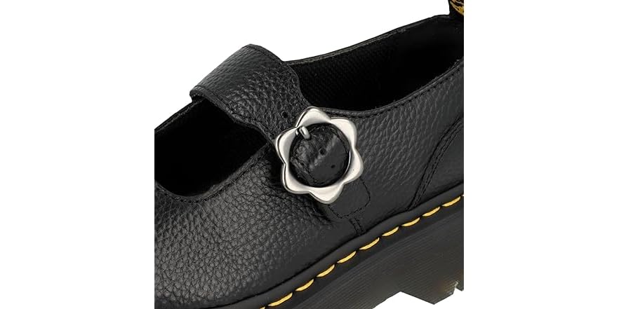 Dr. Martens Women's Addina Flower Mary Jane Flat (6) (Open Box)