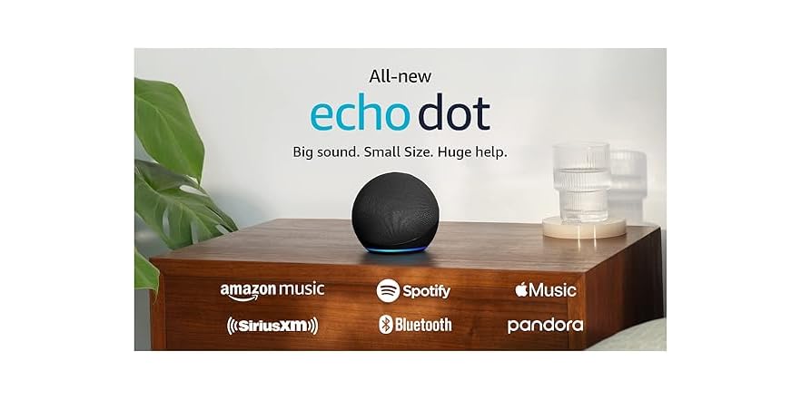 (NEW) Amazon Echo Dot (5th Gen) (2022) (Brown Box)