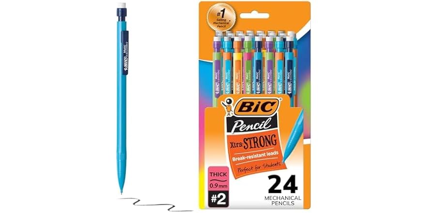BIC Xtra-Strong Thick Lead Mechanical Pencils