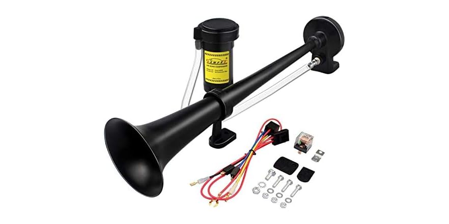 GAMPRO GAMPRO 12V 150db Air Horn, 18 Inches C