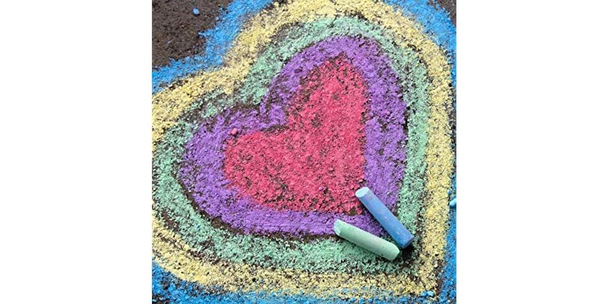 Chalk City Sidewalk Chalk, 136 Count