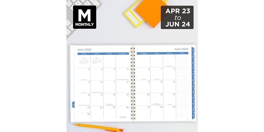 Mead 2023-2024 Colorful Academic Planner