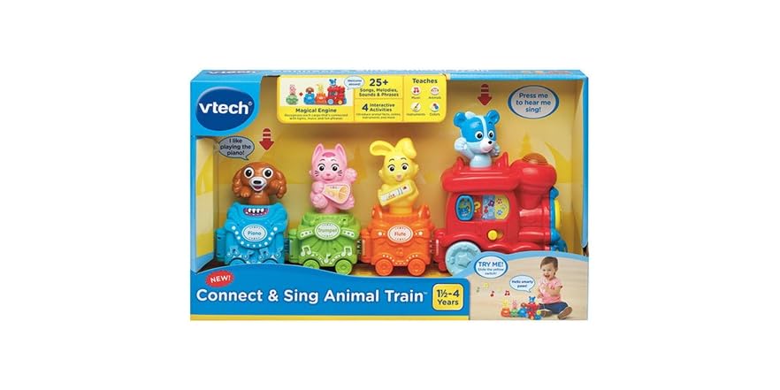 VTech Connect And Sing Animal Train