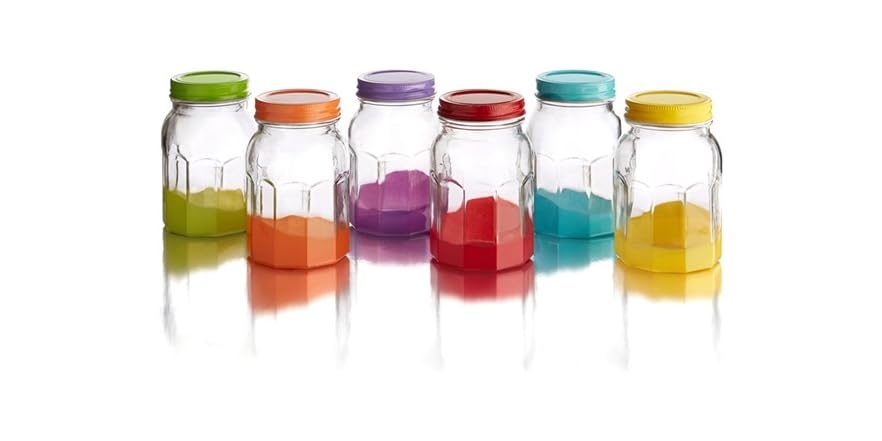 Color Jars-Set of 6-4 Styles