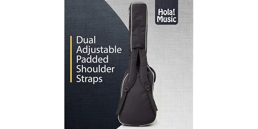 Hola! Music Bass Guitar Deluxe Series Gig Bag