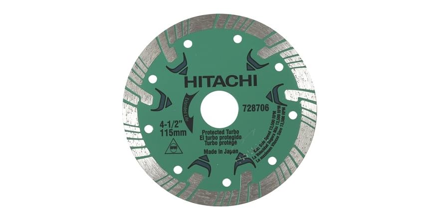 Hitachi 4-1/2" Premium Turbo Protected Blade