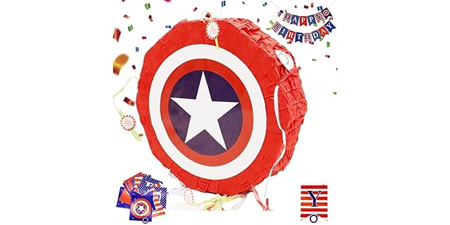 Superhero for Pinata Party, Capt. America Shield