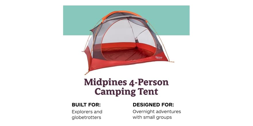 Marmot Midpines Durable 4-Person Tent