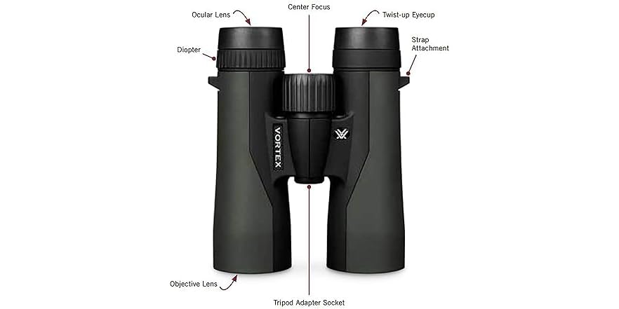 Vortex VORTEX CF 4313 Vortex Optics Crossfire HD 10x50 Blac (Open Box)