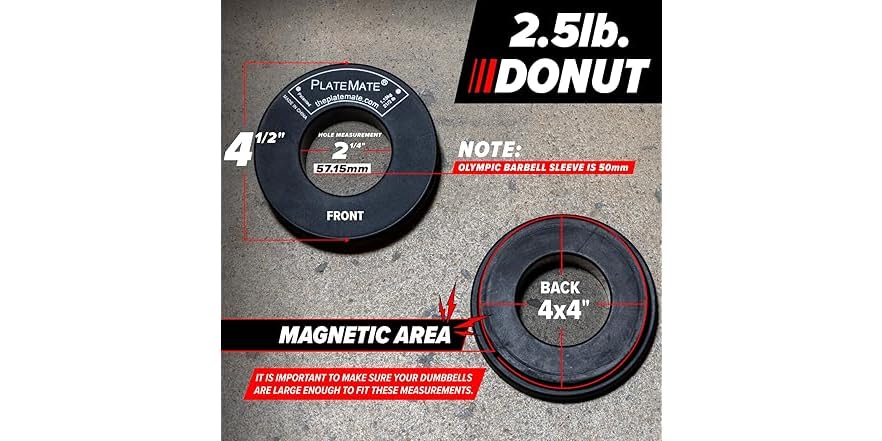 PlateMate Microload Pair 2 1/2 lb.