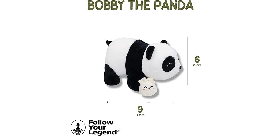 Follow Your Legend Bobby The Panda Plush