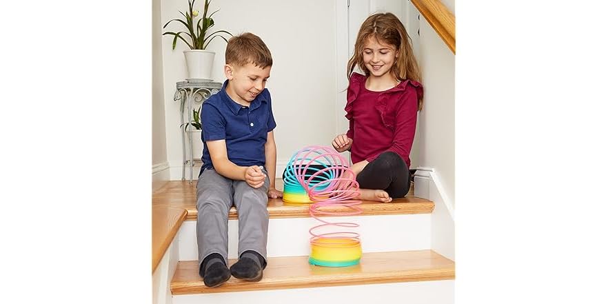 Green Sky 7" (175MM) Rainbow Jumbo Slinky