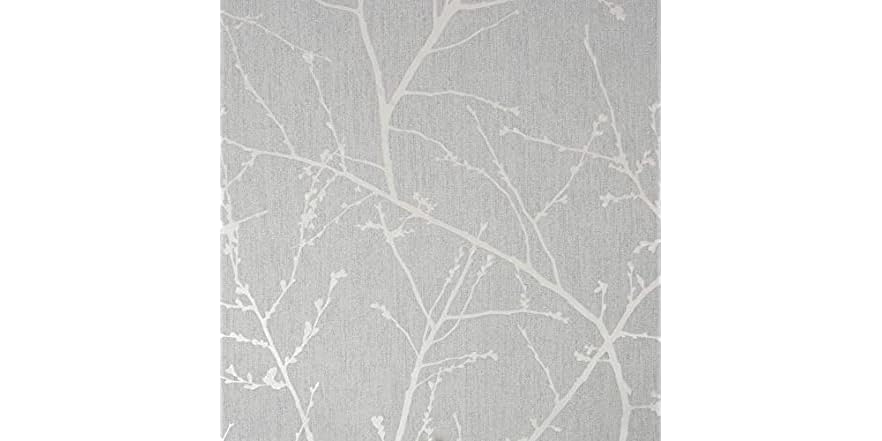 Graham & Brown Innocence Grey Wallpaper
