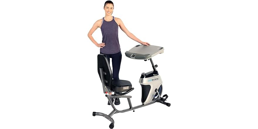 Exerpeutic 2500 BT Adj Desk Exercise Bike