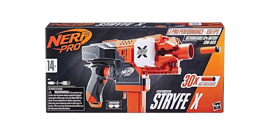 NERF Pro Stryfe X Dart Semi-Auto Blaster (Open Box)