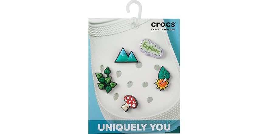 Crocs Jibbitz 5-Pack Explore Shoe Charms