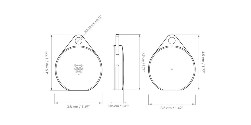 2 Pack - PebbleBee Clip Bluetooth Tracker