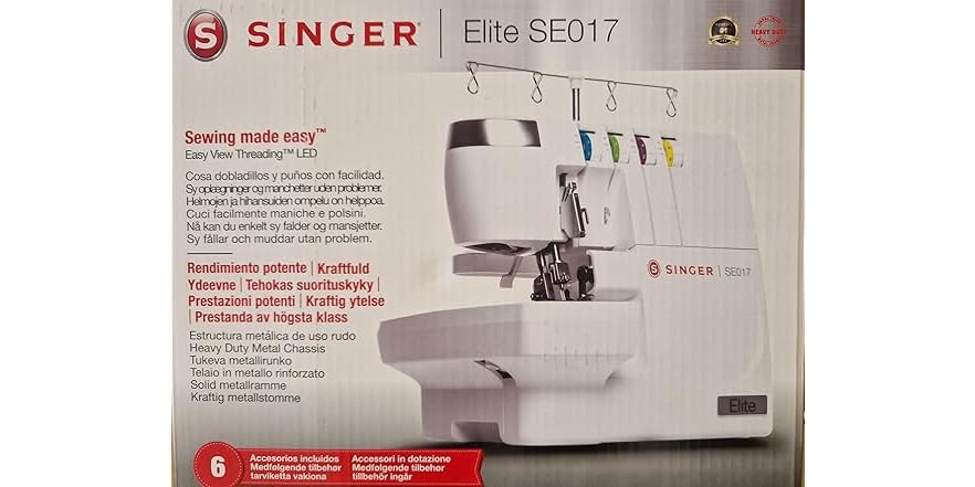 SINGER SE017 Elite 4 Thread Serger Machine