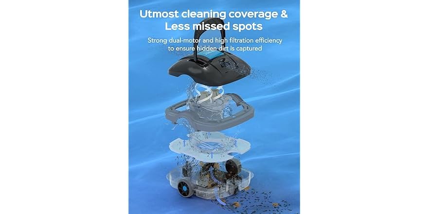 WYBOT Osprey 200Max Cordless Pool Vacuum - Gray