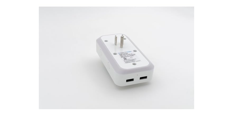 Snap-On Dual Smart Power Outlet with USB
