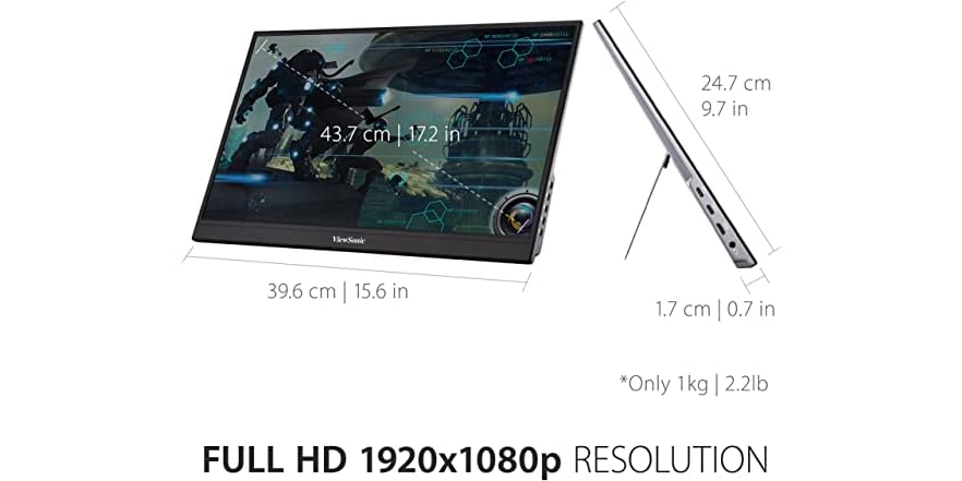 ViewSonic VX1755 17" Portable Gaming Monitor