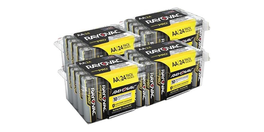 Rayovac Ultra Pro Alkaline AA/AAA Batteries