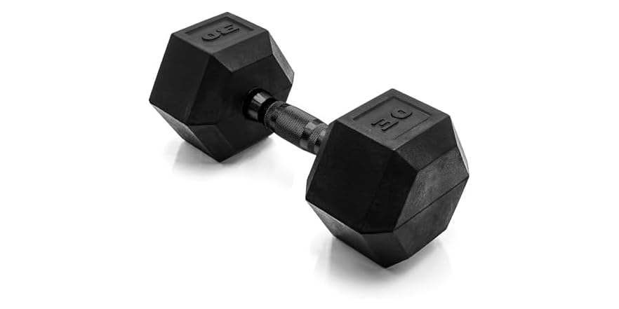 CAP Barbell 30 LB Coated Hex Dumbbell Single