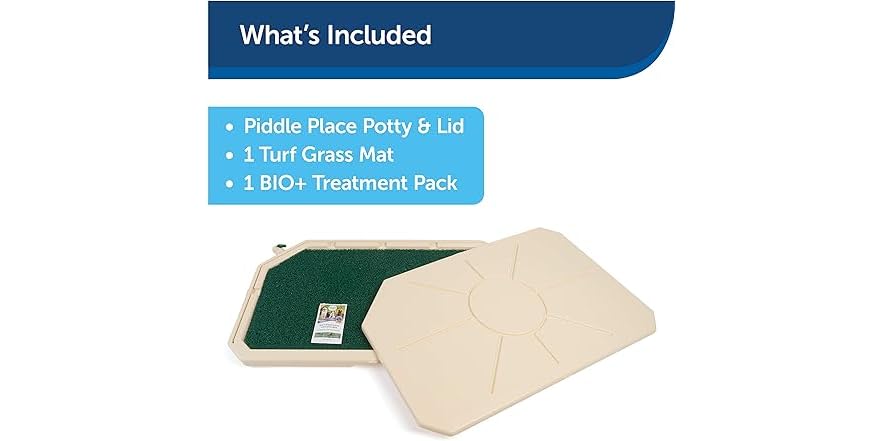 Piddle Place Indoor Pet Toilet Taupe