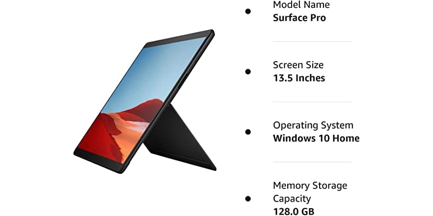 Microsoft Surface Pro X 13in Microsoft SQ1 8GB RAM 128GB SSD Wi-F (Open ...