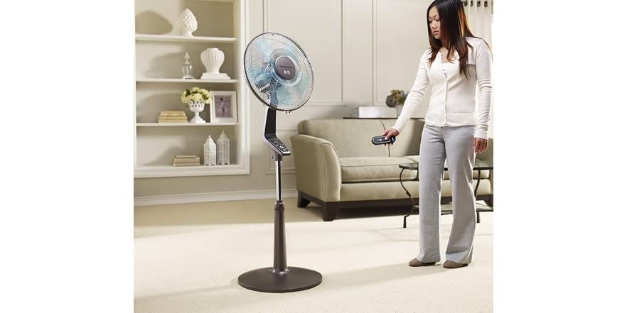 Rowenta Oscillating Standing Fan, 4 Speed