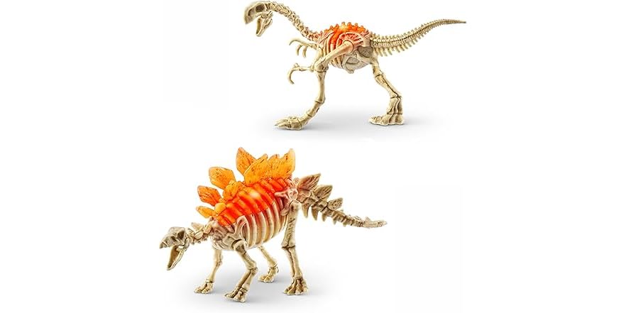Robo Alive Mini Dino Fossil Find (Gigantoraptor & Stegosaurus)