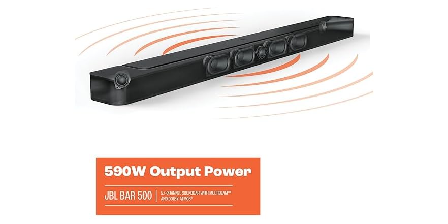 JBL Bar 500 5.1Ch Soundsystem with Dolby Atmos (Factory Reconditioned)
