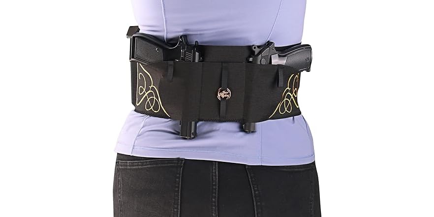 Women's Concealed Belly Band Gun Holster