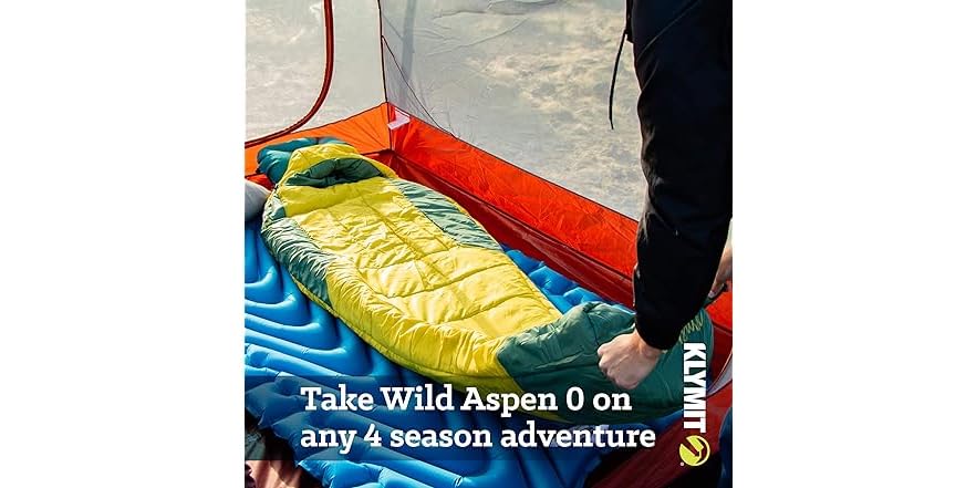 Klymit Aspen Mummy Sleeping Bag 0°F XL
