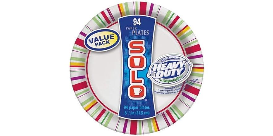 Solo Heavy Duty Paper Plates