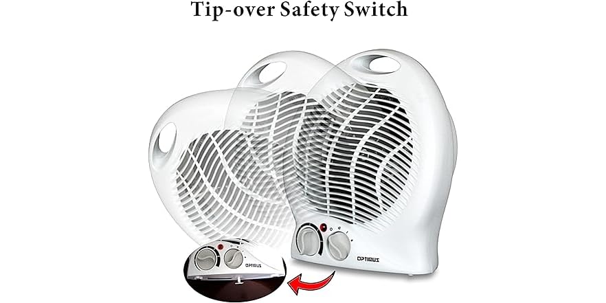 Optimus Portable 2-Speed Fan Heater