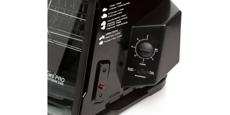 Showtime Pro Rotisserie & BBQ Oven with 15-Piece Accessory Kit