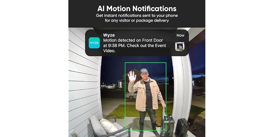 Wyze Video Doorbell v2, Wired