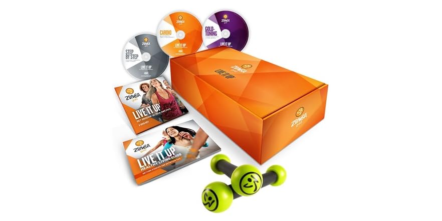 Zumba Fitness Gold Live It Up DVD Set