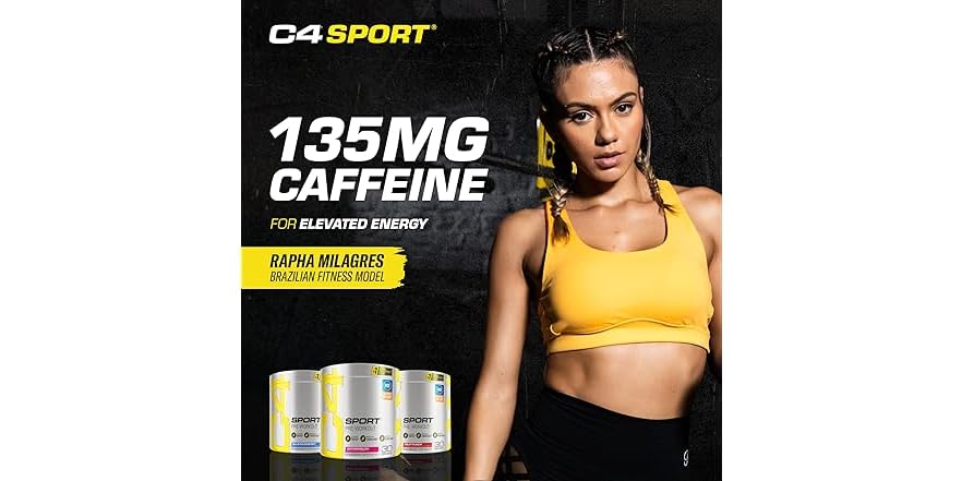 (2-Pack) Cellucor C4 Sport Pre Workout Powder, Blue Raspberry