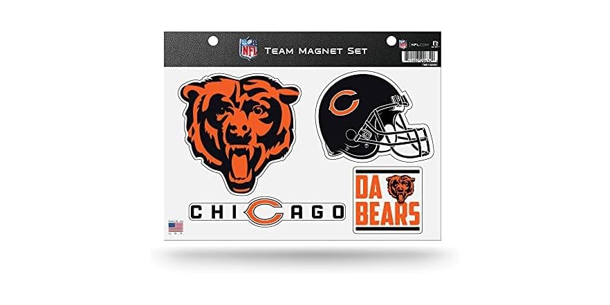 Chicago Bears Team Magnet Sheet