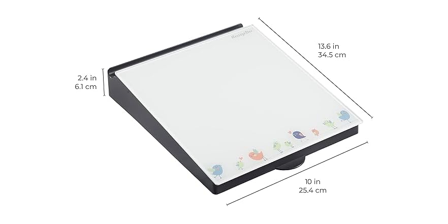 Kids MessageStor Dry-Erase Glass Board