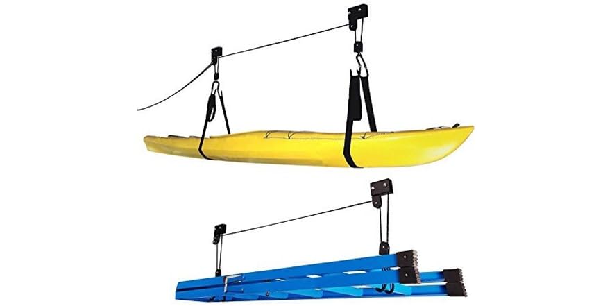 Kayak & Canoe Lift Hoist For Garage