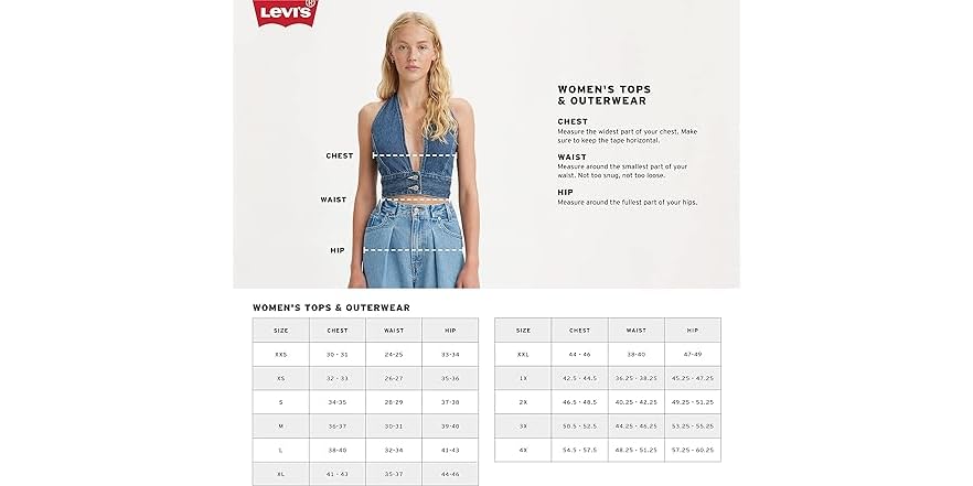 Levi's Women's Daisy Denim Halter - XL