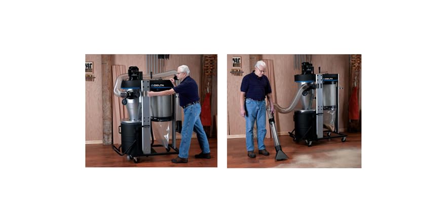 Delta Cyclone Dust Collector Floor Sweep Attachment