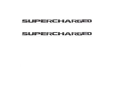 Supercharged Emblem Decal Metal